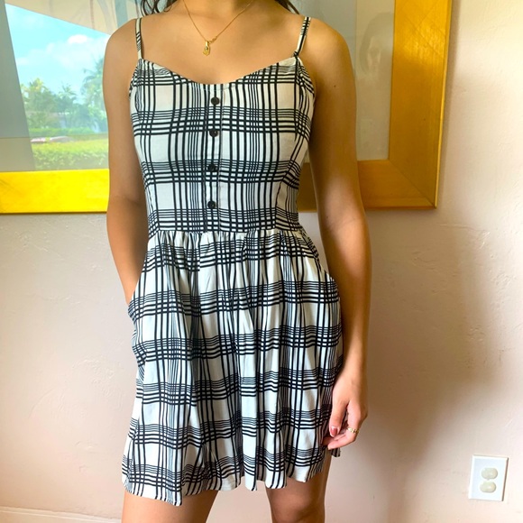 Tnt | Dresses | 3tntxss Black White Striped Dress | Poshmark